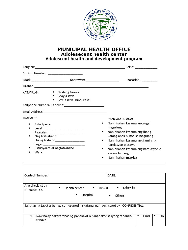 Rapid Headss Form | PDF