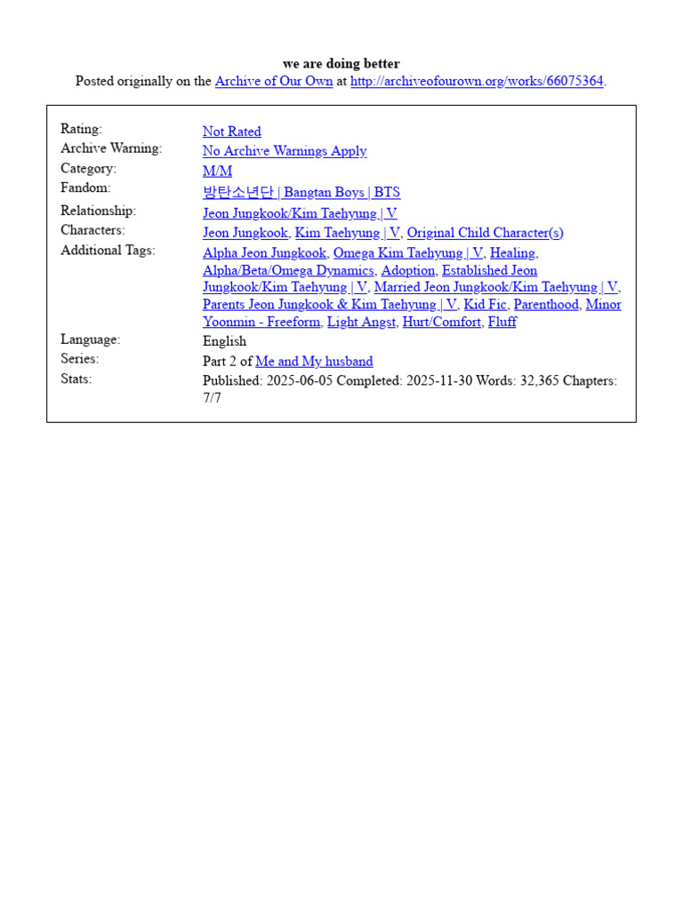 We Are Doing Better | PDF