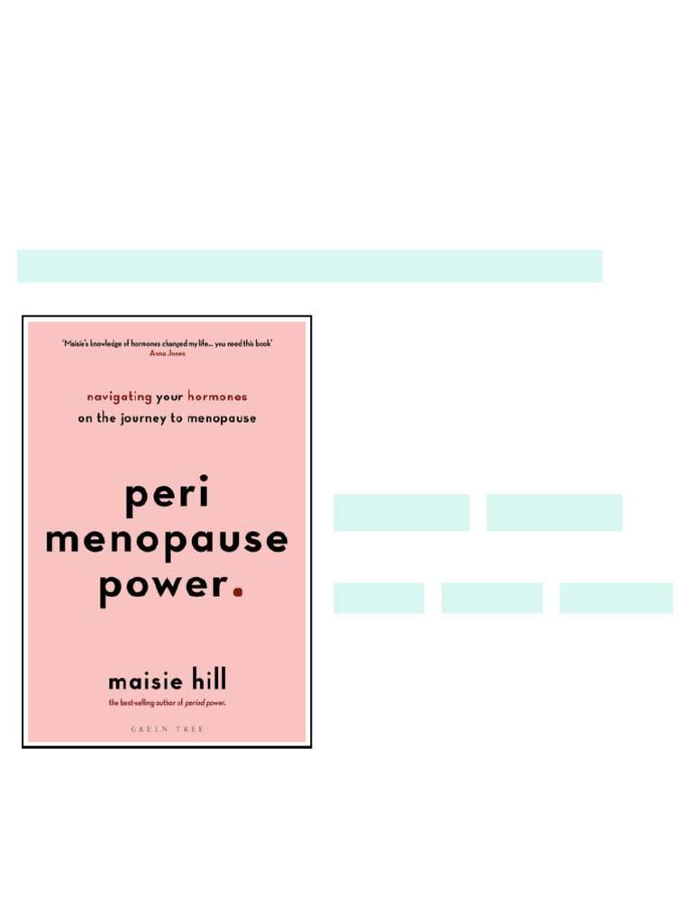 Perimenopause Power Navigating Your Hormones On The Journey To ...
