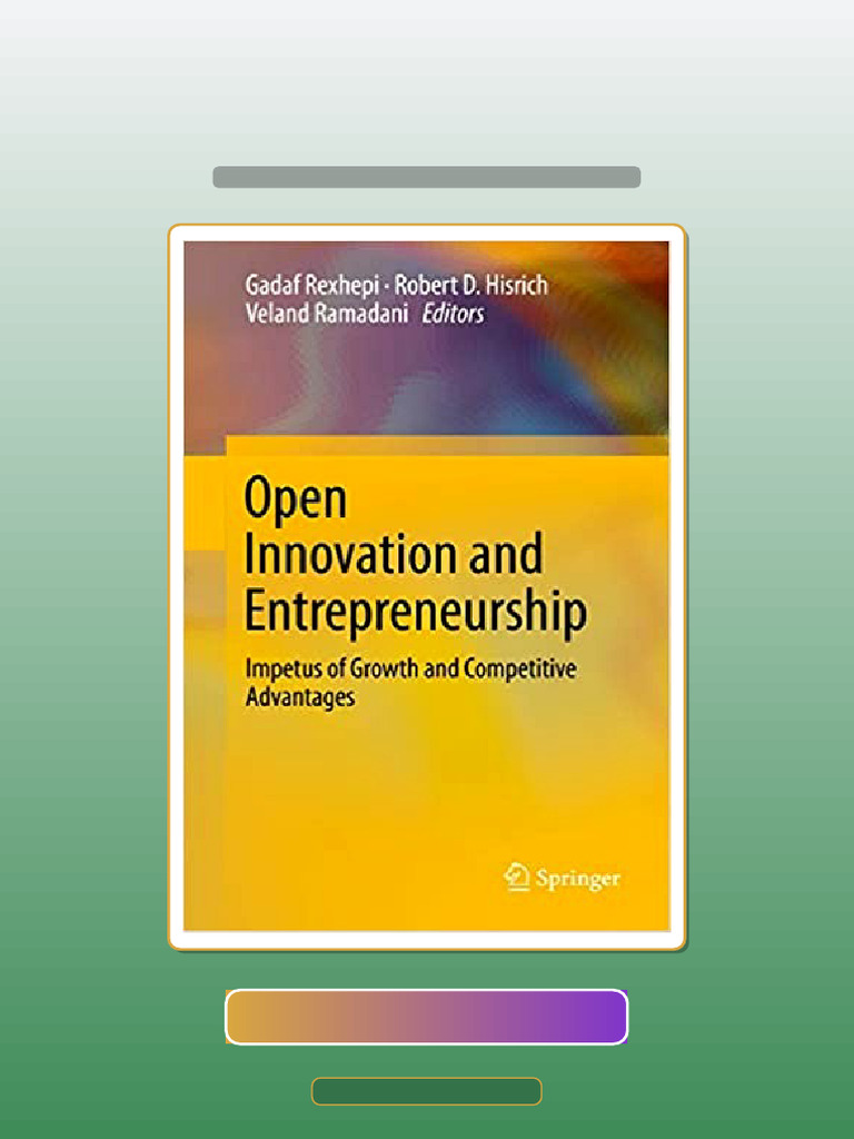 Test Bank for Open Innovation and Entrepreneurship Impetus of Growth ...