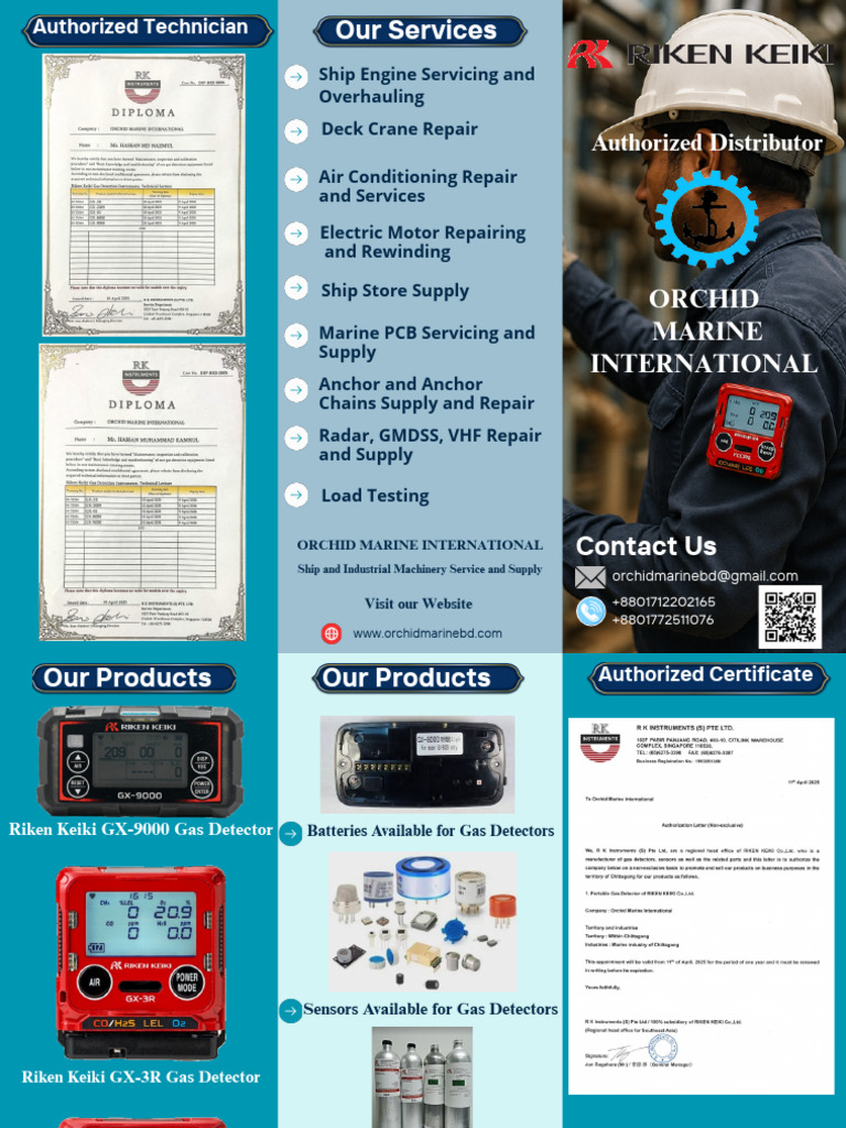 Portable Multi Gas Detector Brochure | PDF | Gases