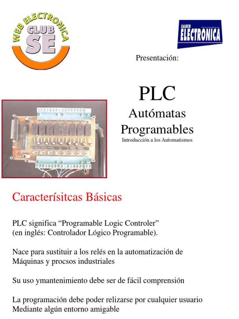 Introducción a los PLC'S | Controlador lógico programable | Informática