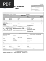 Pag-IBIG Member's Data Form (MDF) | PDF | Government | Social Institutions