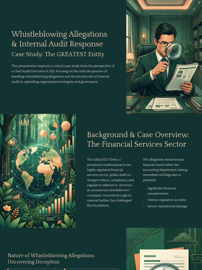 Whistleblowing Allegations and Internal Audit Response | PDF | Internal ...