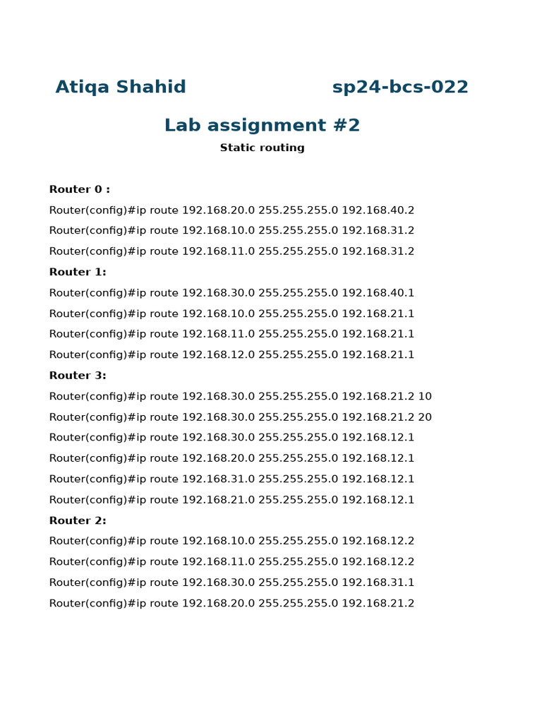 atiqa lab 2 | PDF