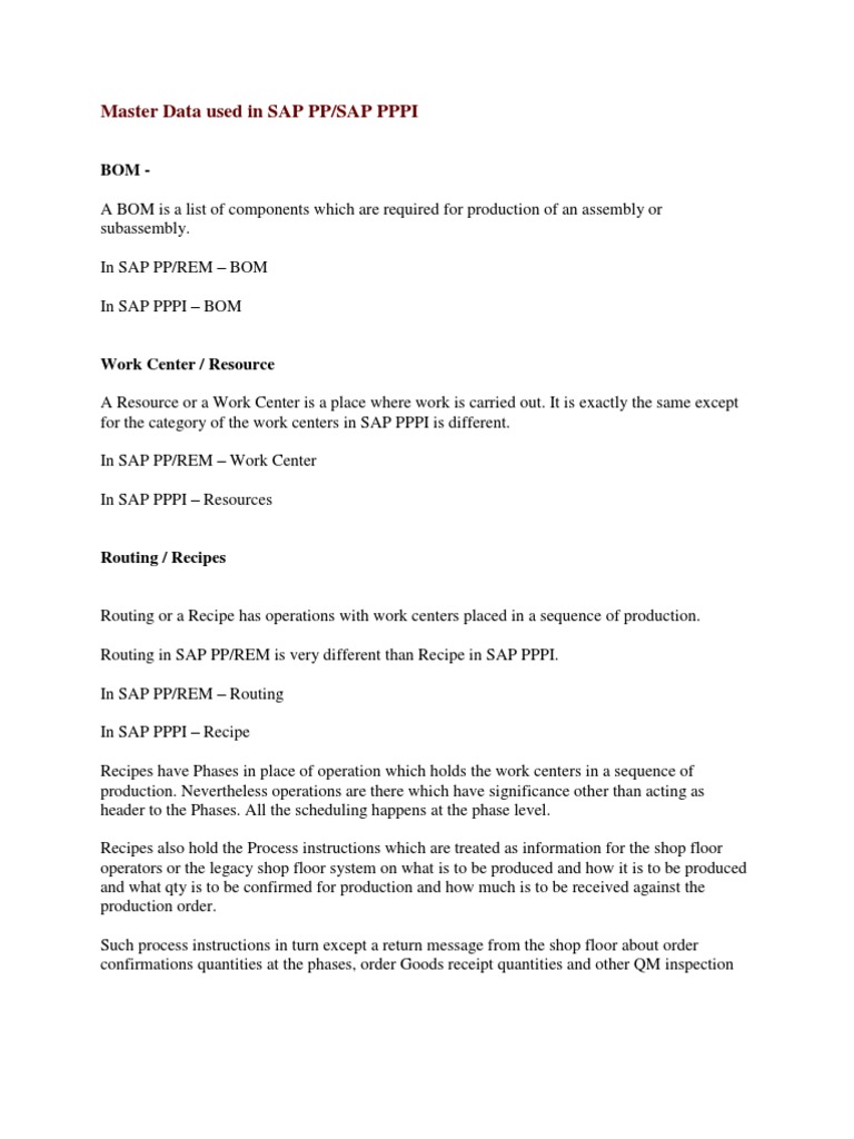 MTO vs MTS in SAP Production Process | PDF | Procurement | Stocks