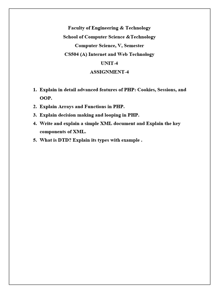 Unit 4 Assignment | PDF