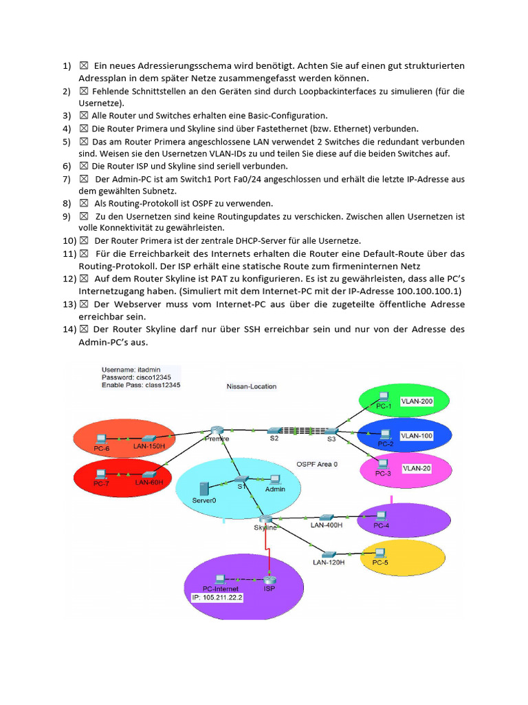 Case Study Configurations | PDF | Router (Computing) | Network Switch