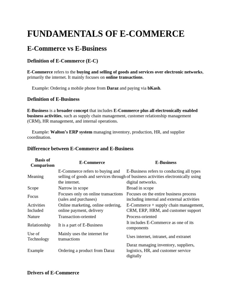 e business chapter 1 | PDF | E Commerce | Alibaba Group