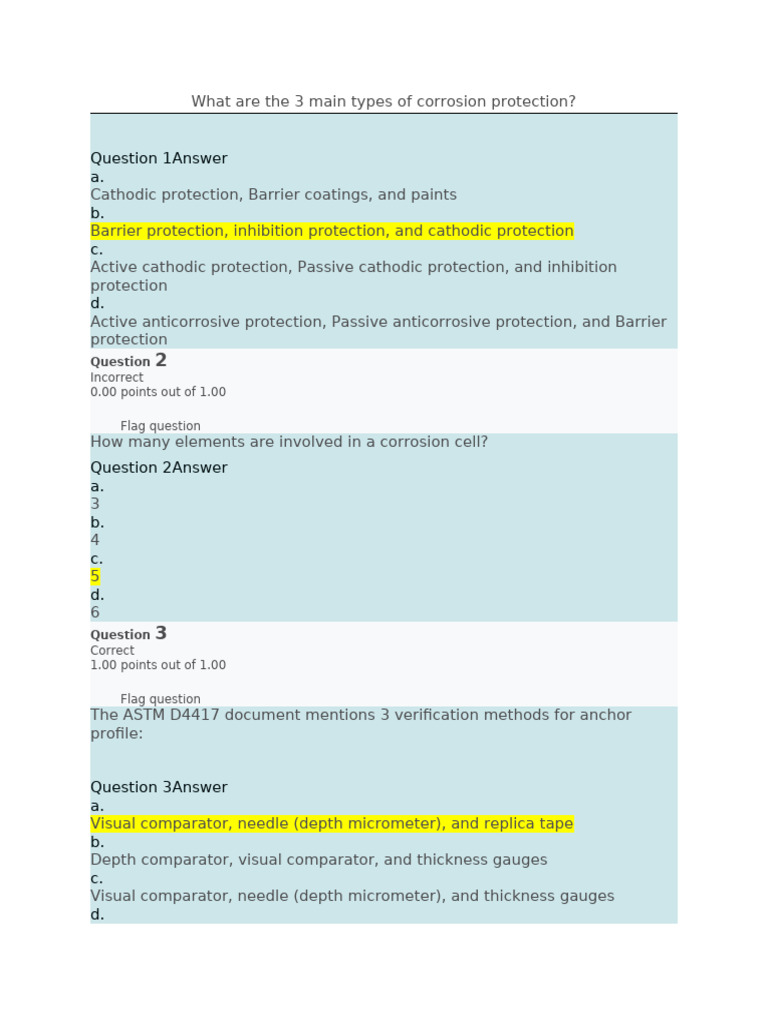 Types of Corrosion Protection Explained | PDF | Corrosion | Surface ...