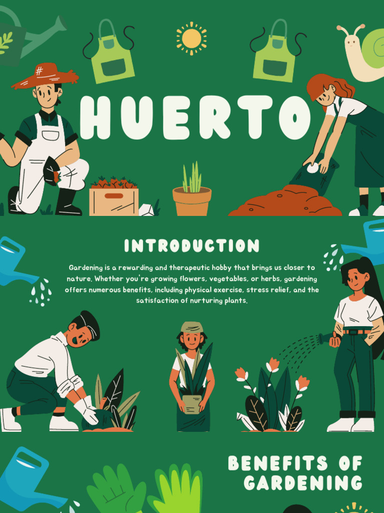 Green Illustration Introduction to Gardening Presentation | PDF ...