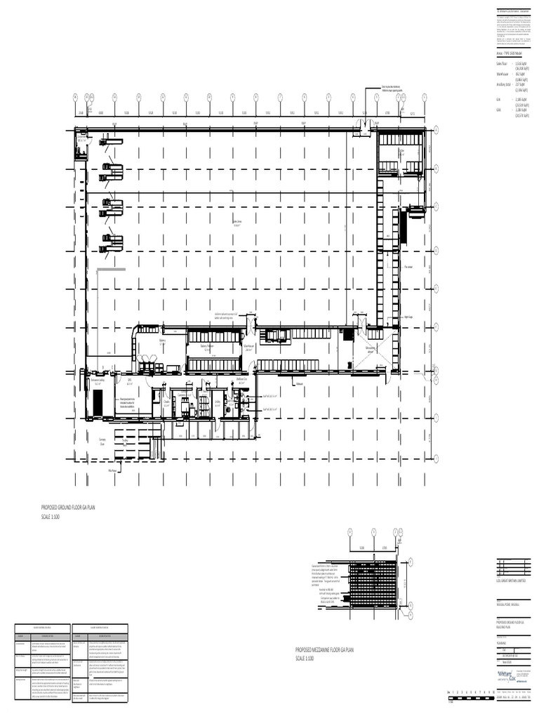 WCA XX ZZ DR A 00100 - T03 Ground Floor GA Building Plan A0 | PDF ...