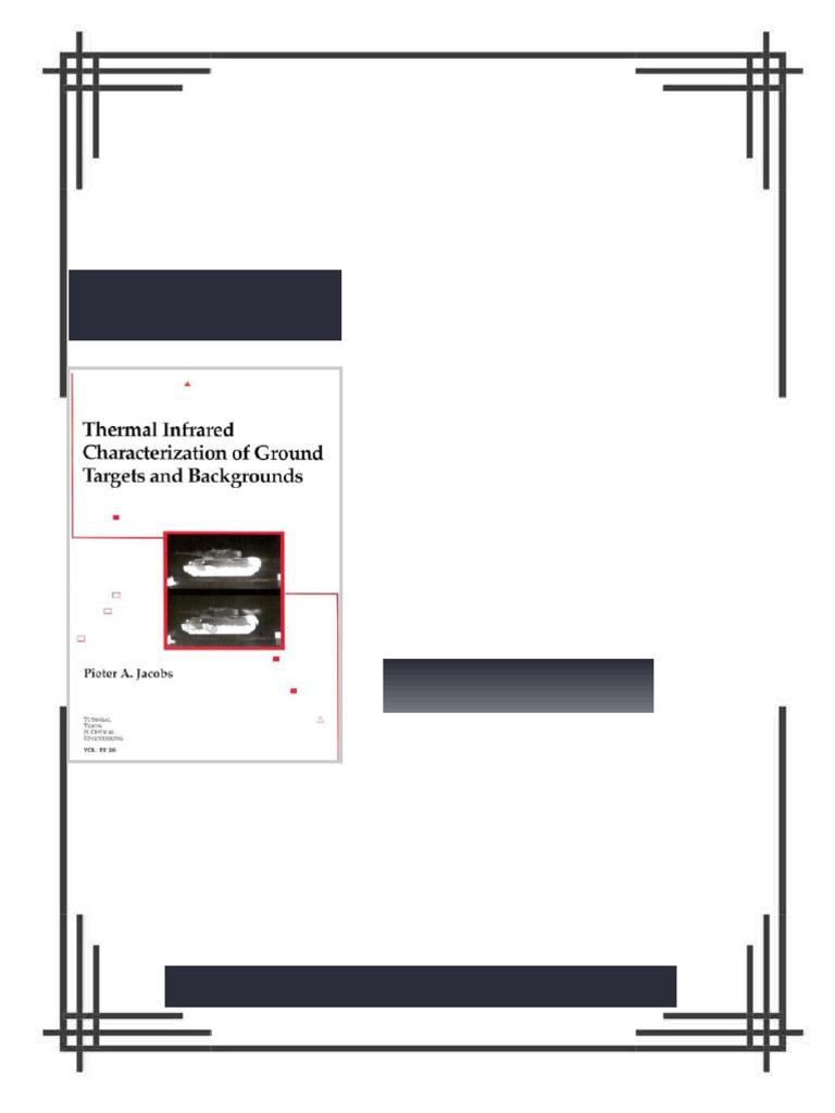 Thermal Infrared Characterization of Ground Targets and Backgrounds 2nd ...
