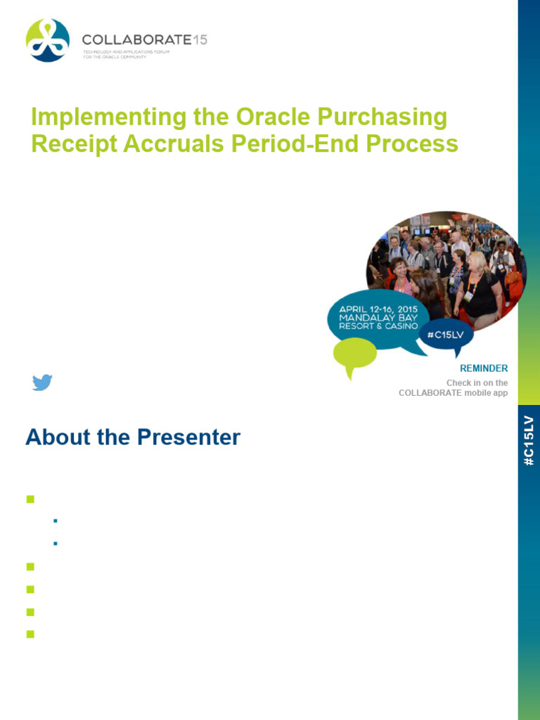 Oracle Purchasing Receipt Accruals PowerPoint_10711_PP | PDF | Accrual ...