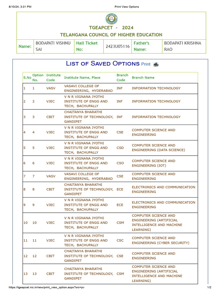 Print View Options | PDF | Computing | Computer Science