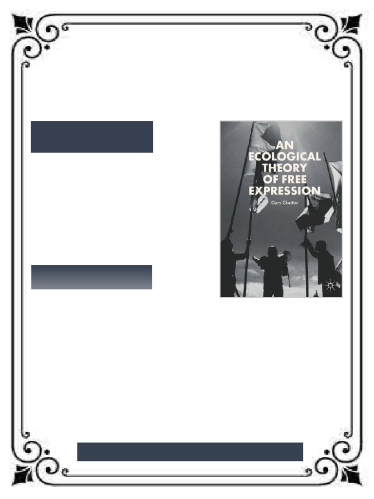 An Ecological Theory of Free Expression Gary Chartier eBook clean ...