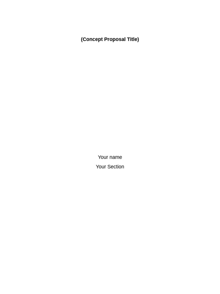 FINAL Concept Proposal PT Eng 3 Hum1 Eng 1 (1) (2) | PDF | Narrative ...