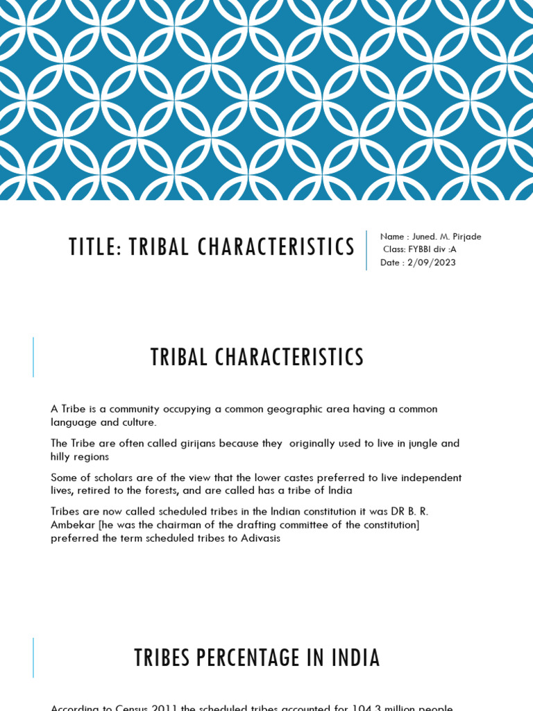 Tribal Ppt | PDF