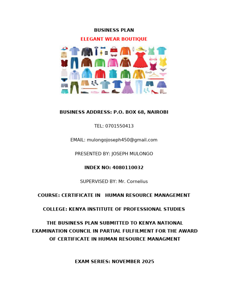 Joseph Mulongo | PDF | Expense | Pricing