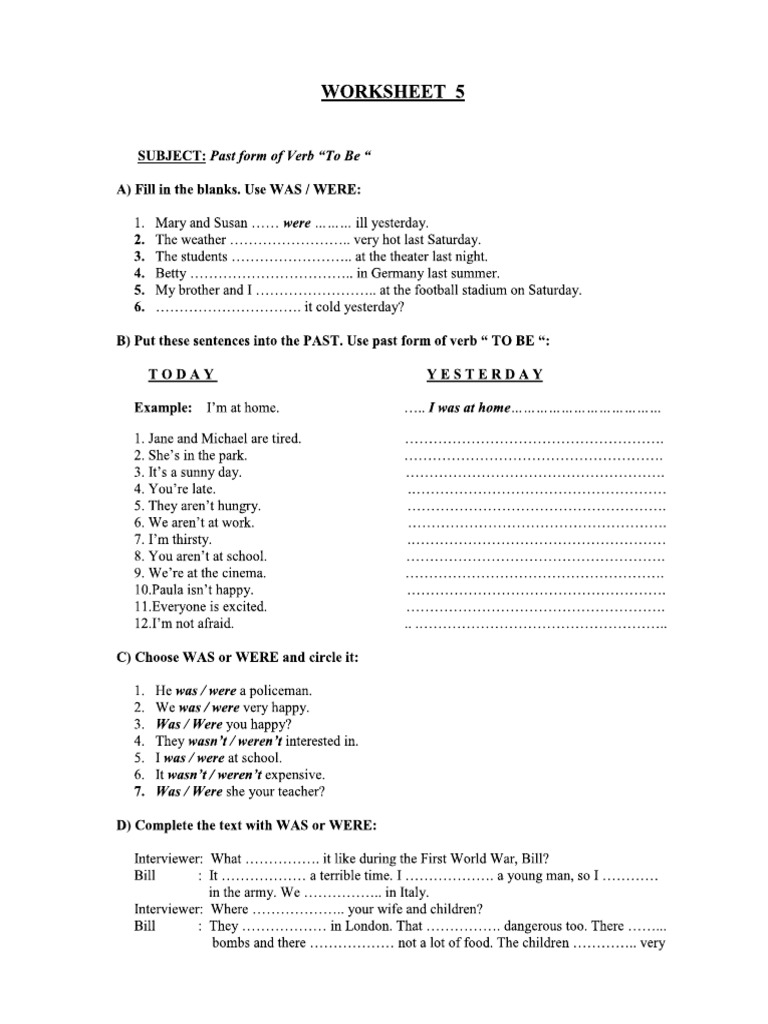 Practice Past Simple | PDF