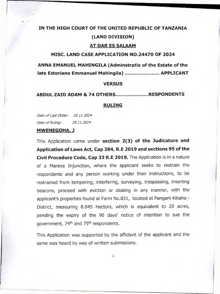 Mareva Injunction Granted After Save 90 Day's | PDF | Injunction ...