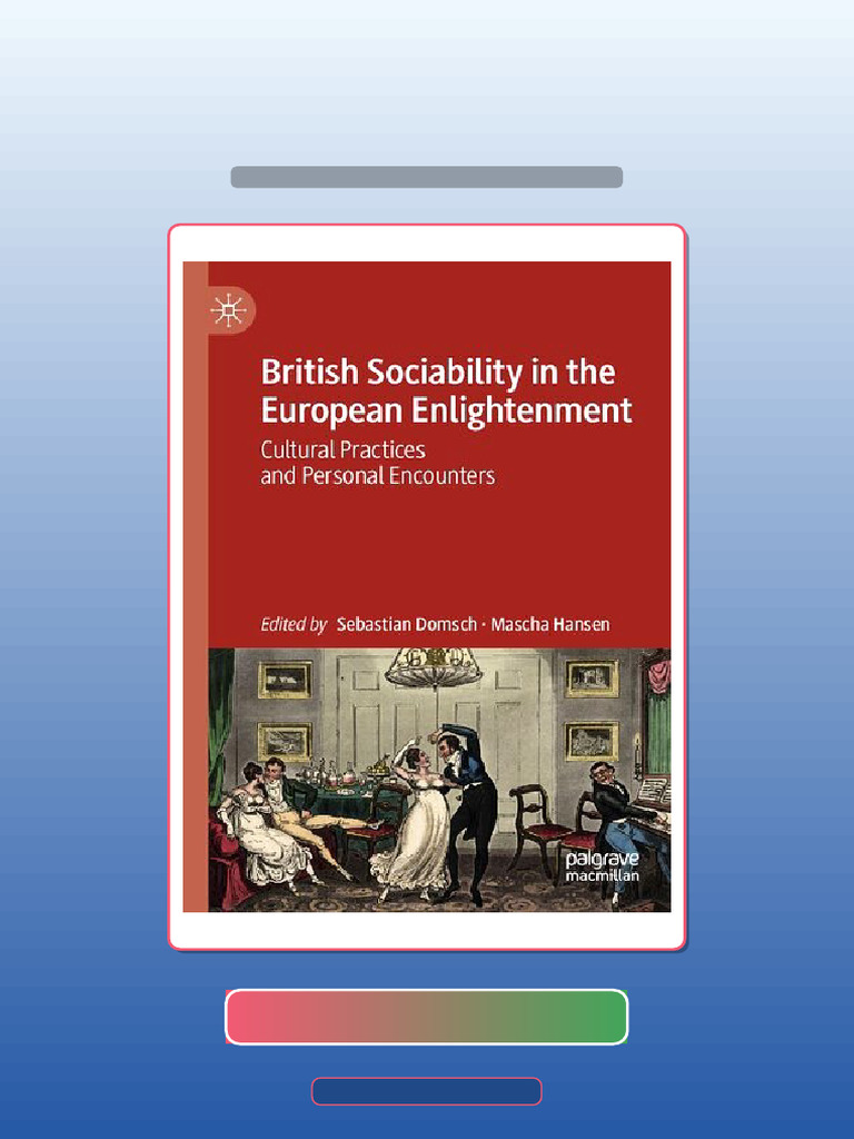 Test Bank for British Sociability in the European Enlightenment ...