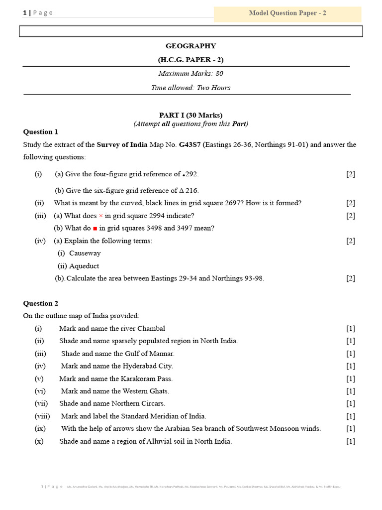 Model Question Paper 2 | PDF | Soil | Agriculture