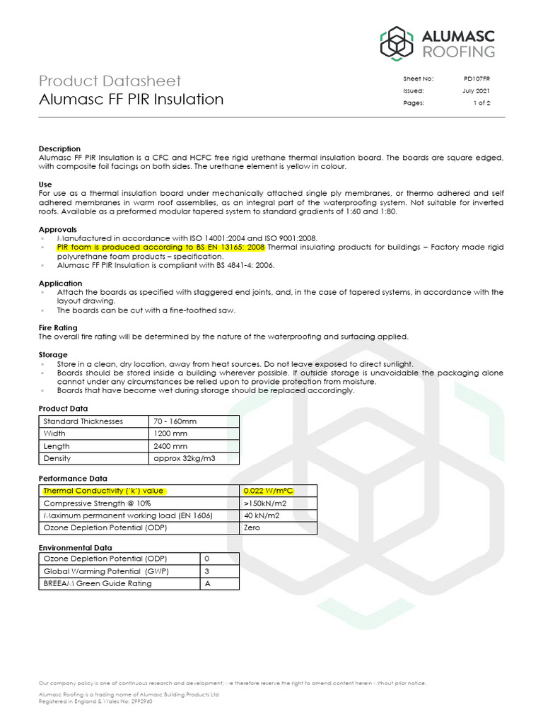Pu Foam Board Insulation | PDF | Thermal Insulation | Building Materials