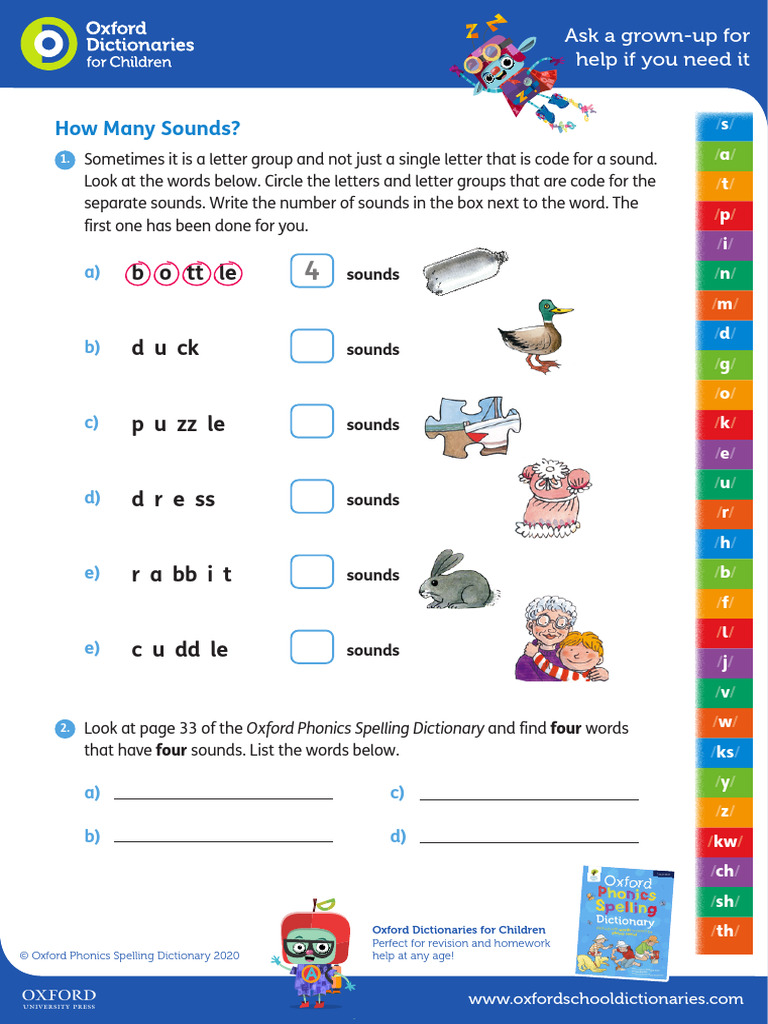 OPSD Worksheets How Many Sounds Hires | PDF | Phonics | Learning Methods
