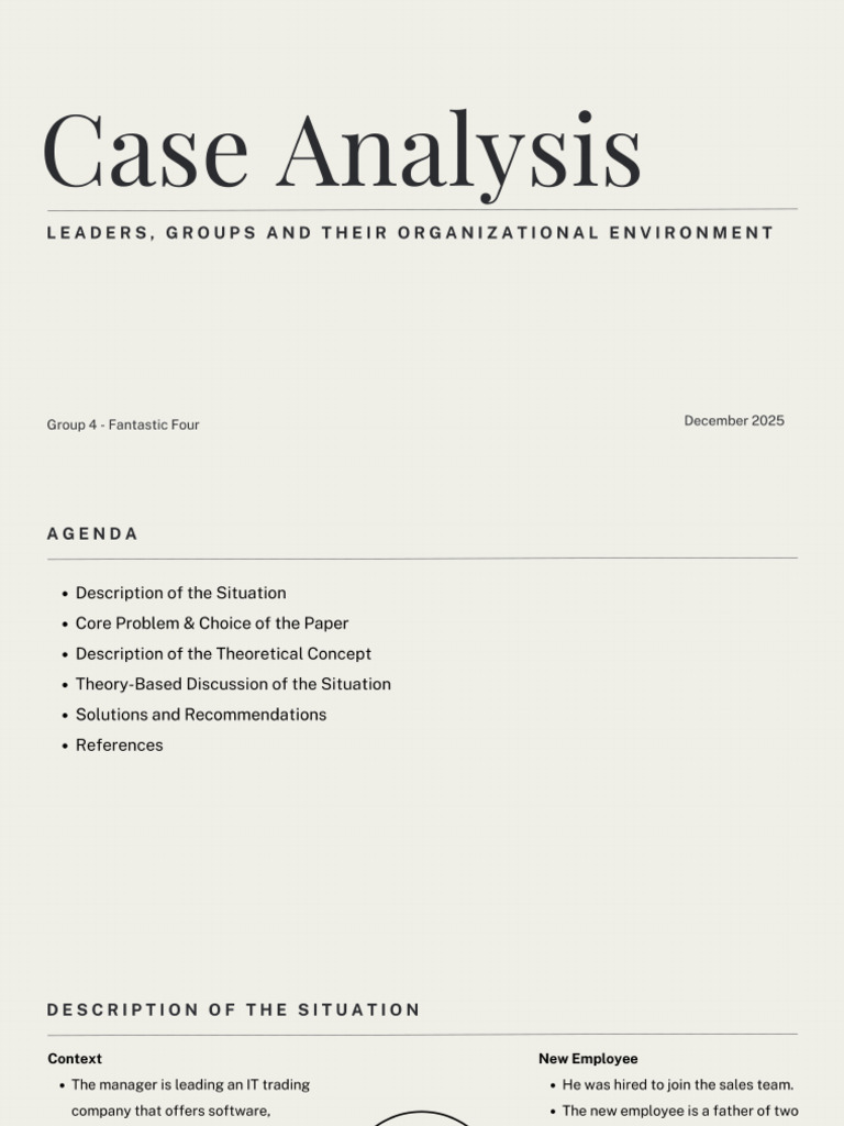 Case Analysis | PDF