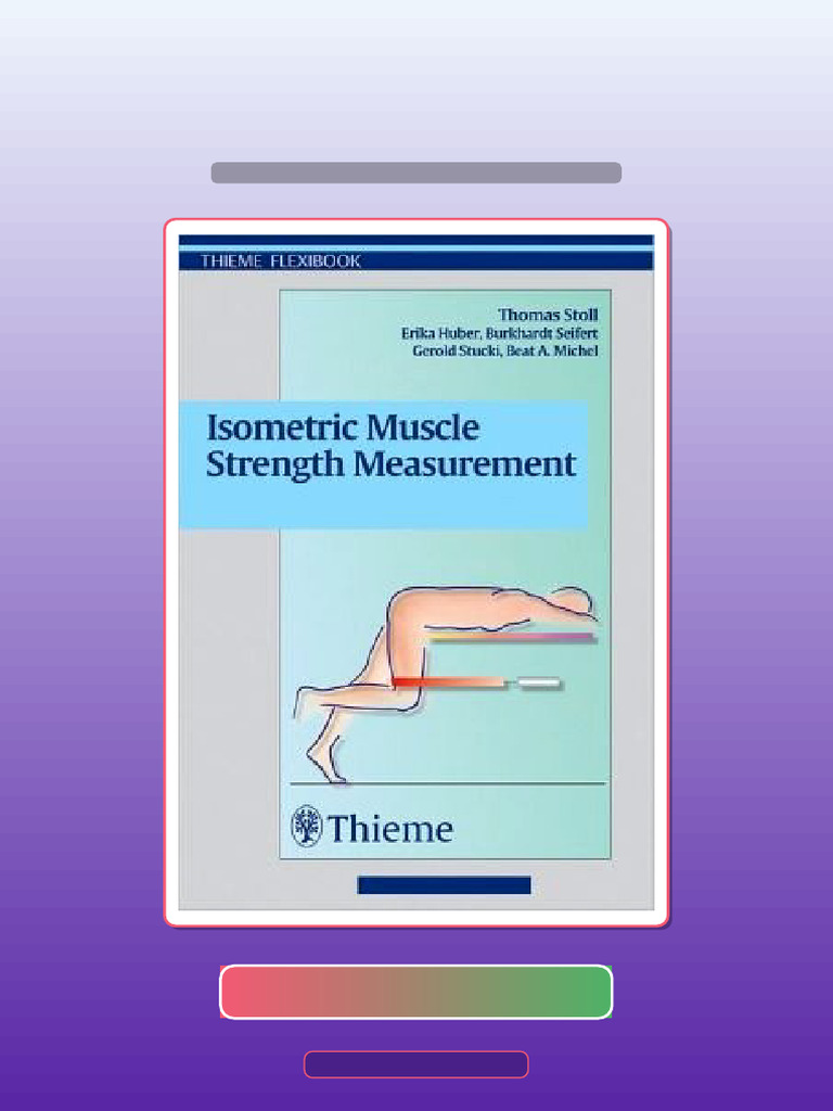 Test Bank for Isometric Muscle Strength Measurement | PDF | Science ...