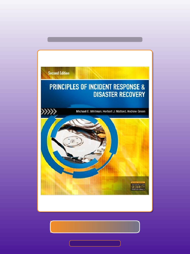 Test Bank for ETextbook 9781111138059 Principles of Incident Response ...