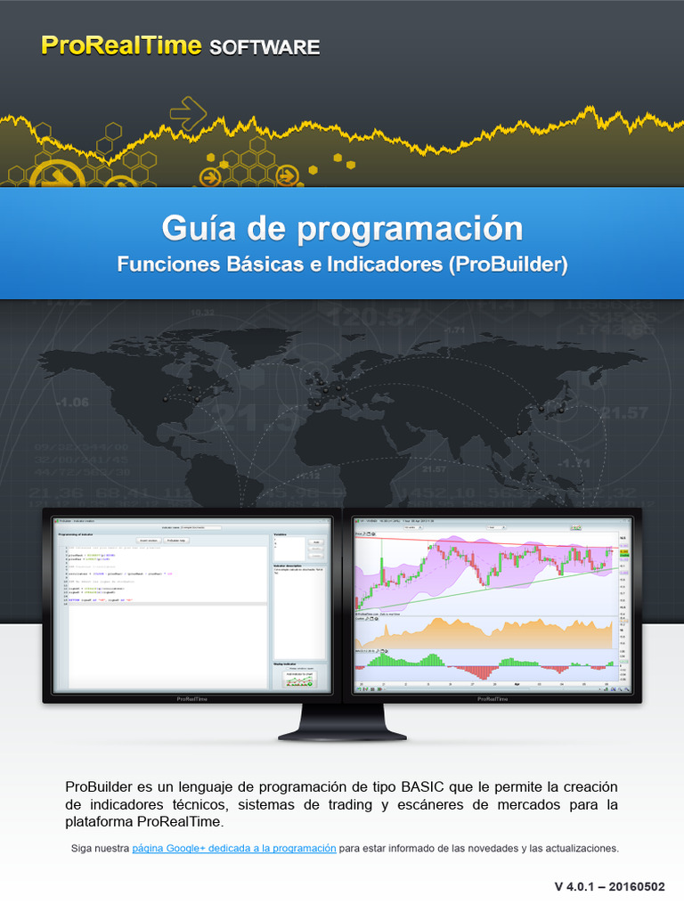 Manuel de Programacion Probuilder Prorealtime 110126 | PDF | Ventana ...