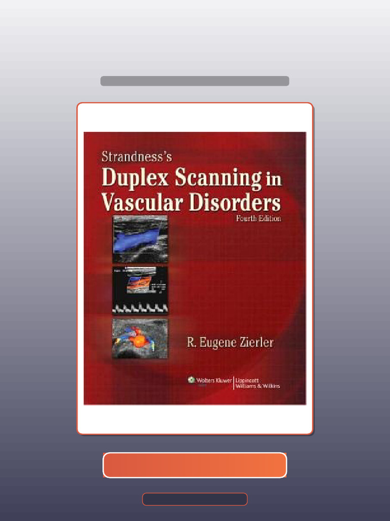 Test Bank for Strandnesss Duplex Scanning in Vascular Disorders 4th ...