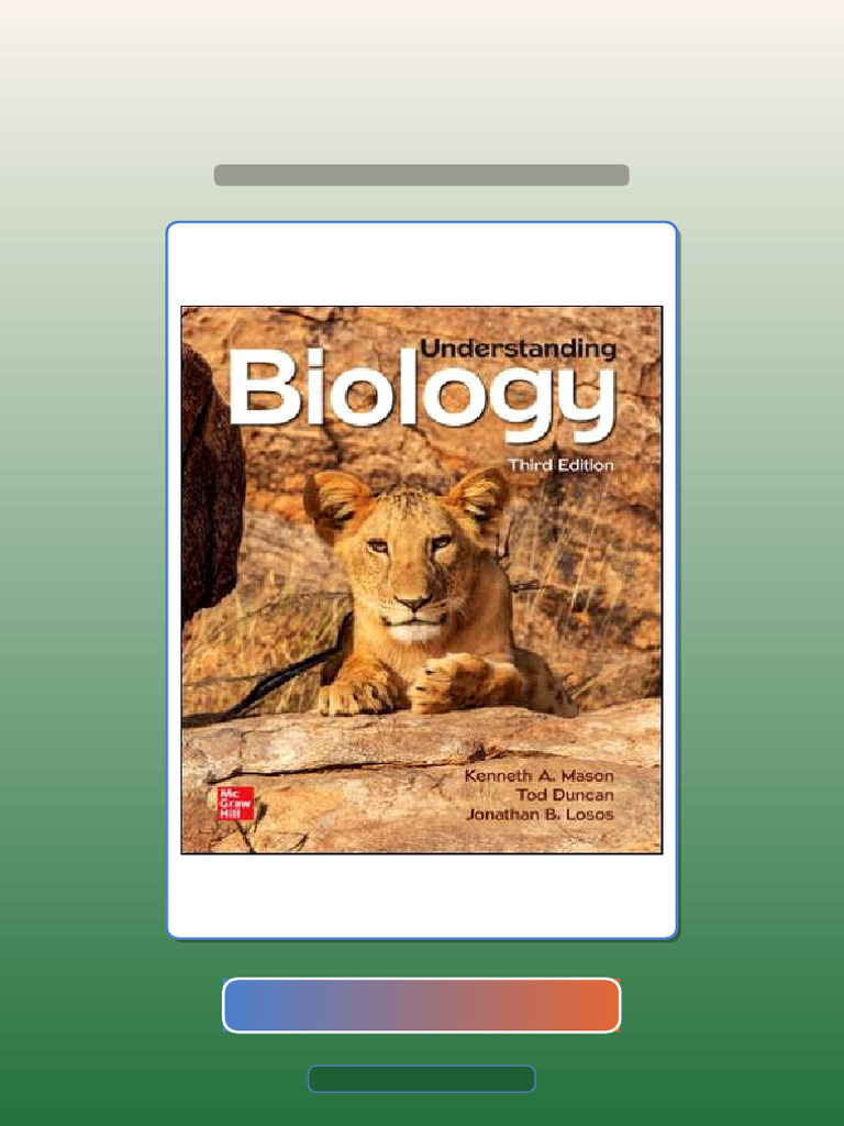 Test Bank for Understanding Biology 3rd Edition Kenneth Mason Tod ...