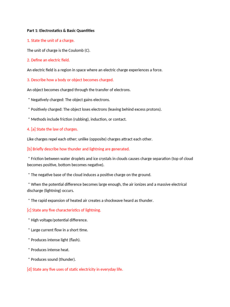 PHYSICS ASSIGNMENT | PDF | Electric Charge | Electric Current