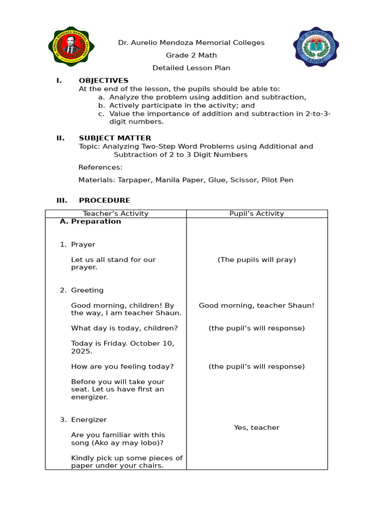 Math 2 DLP | PDF | Learning