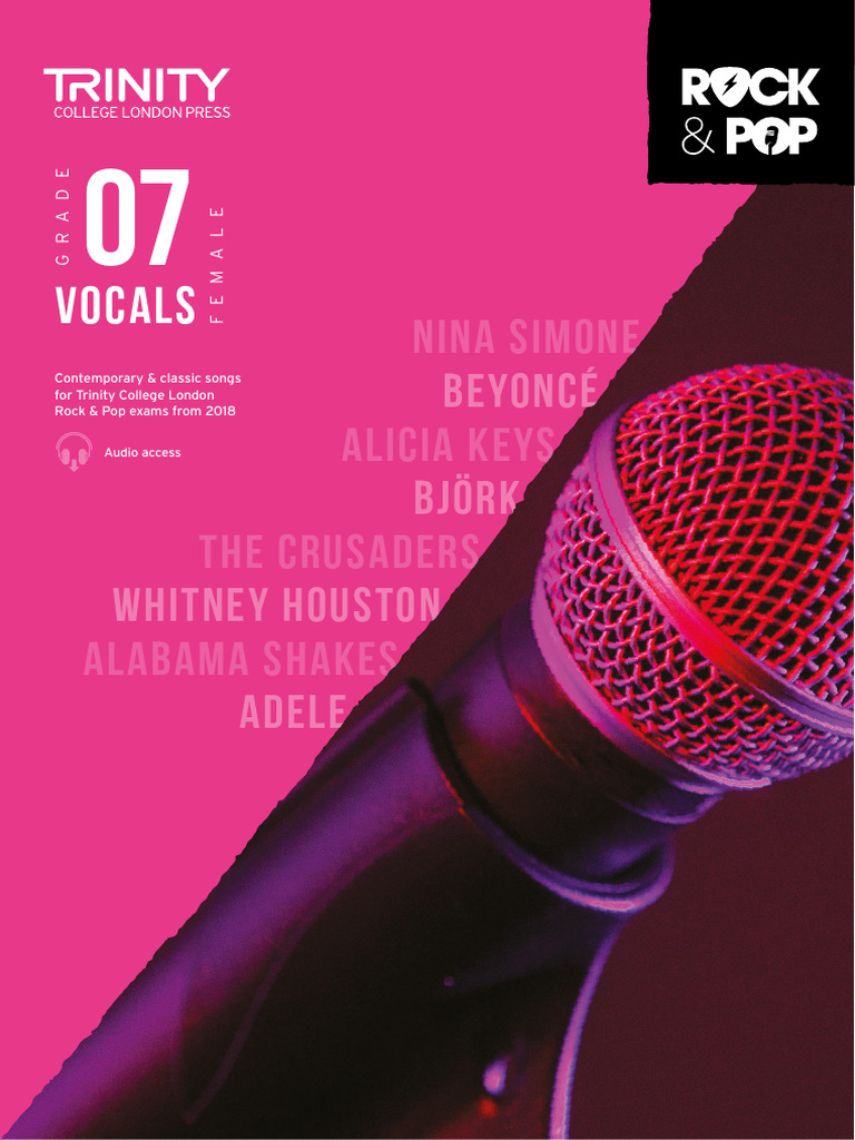 Trinity Rock & Pop Vocals Grade 7 Female | PDF