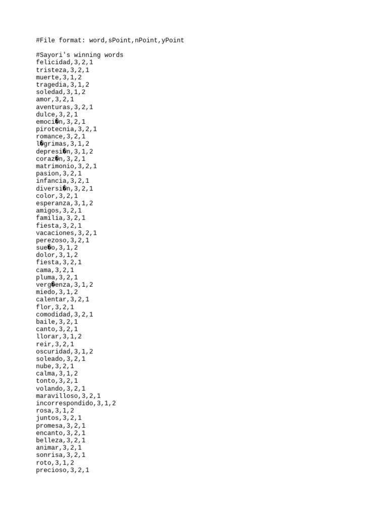 Poem Words | PDF