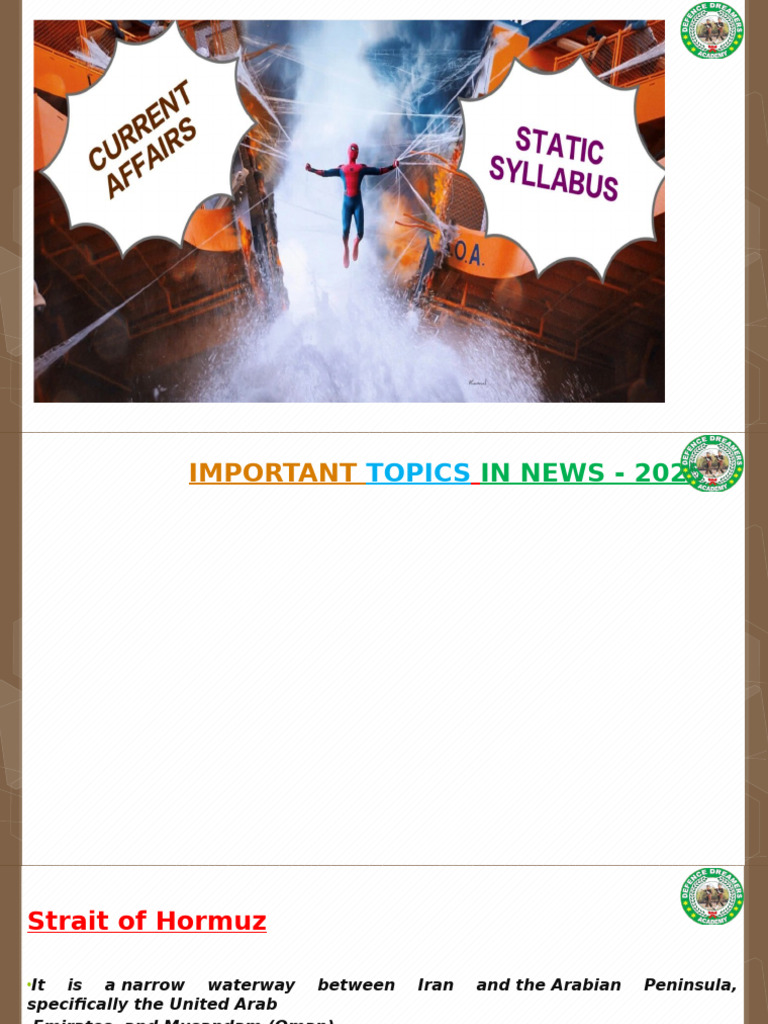 Pankaj Bhatt- Latest News Topics 2025 | PDF | Persian Gulf | State Of ...