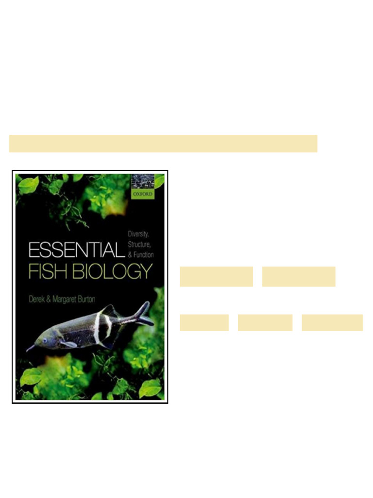 University Press Essential Fish Biology Diversity Structure and ...