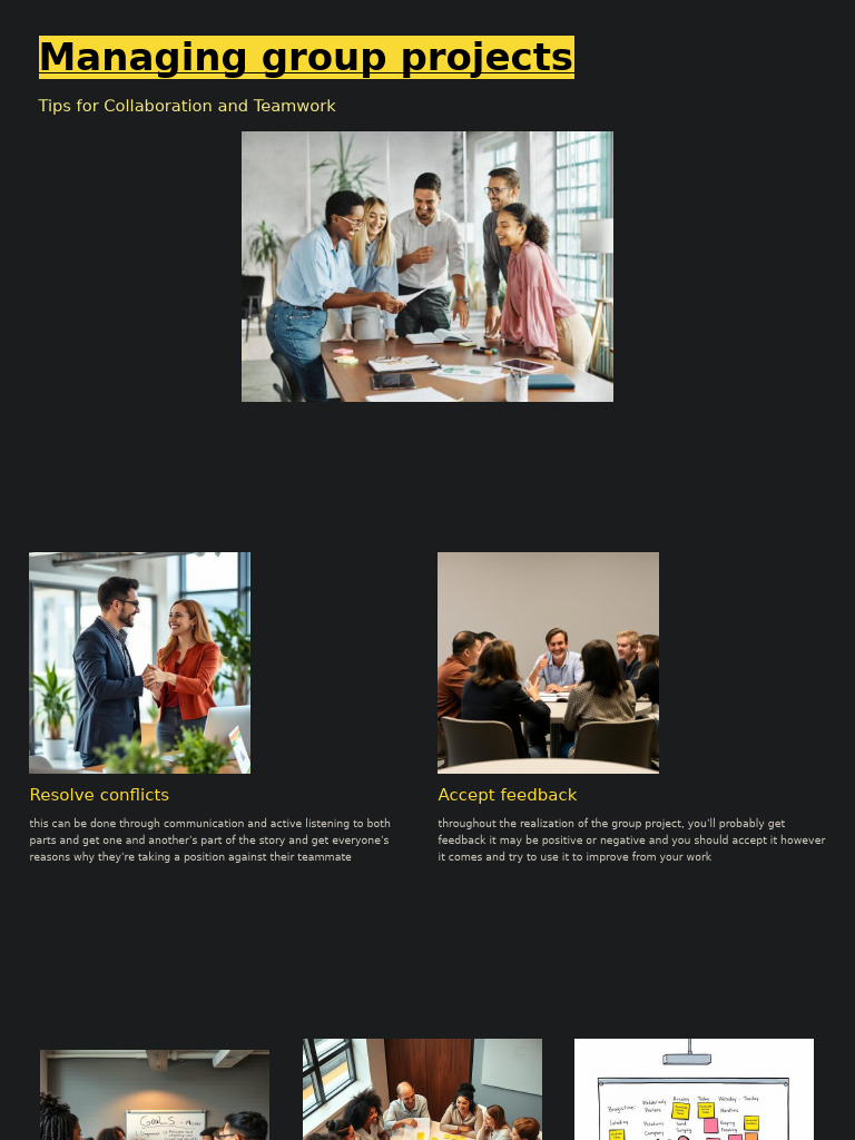 Managing Group Projects (1) 1 | PDF