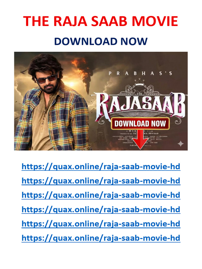 The Raja Saab dual audio (Hindi-Telugu) download | PDF