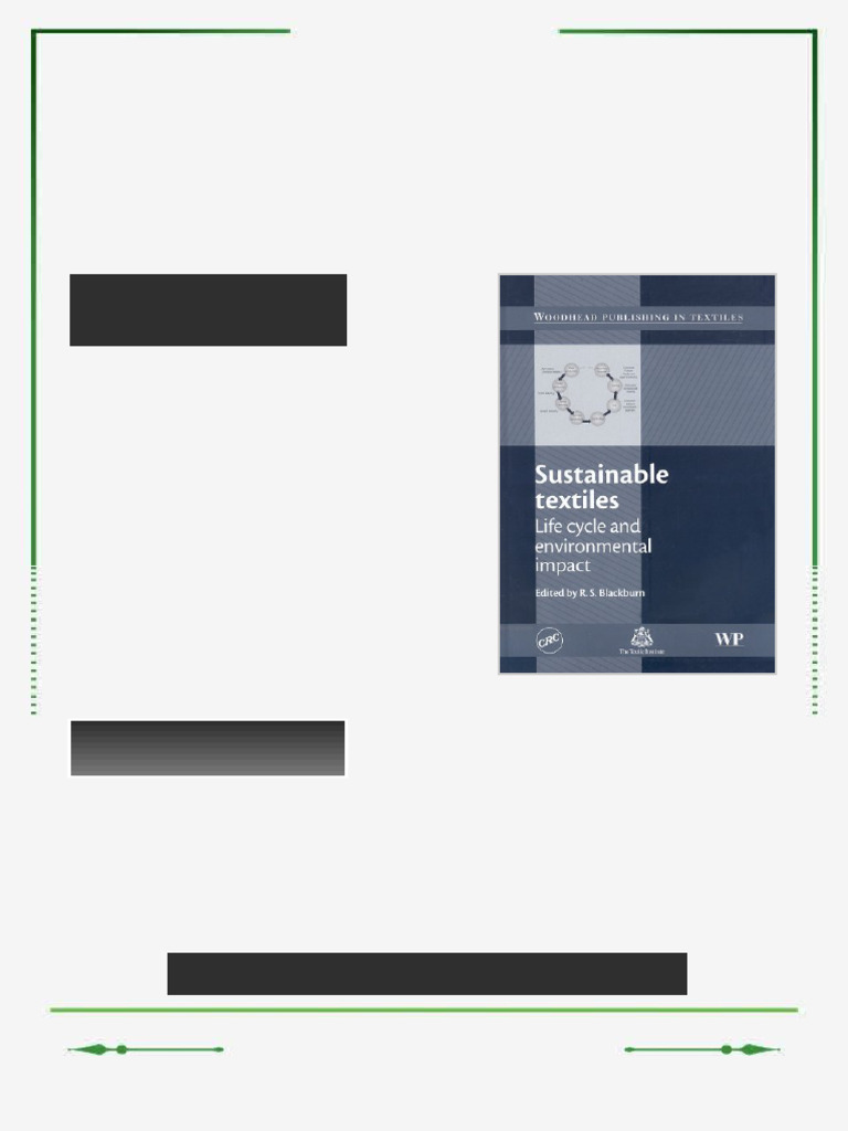 Sustainable Textiles Life Cycle and Environmental Impact Woodhead ...