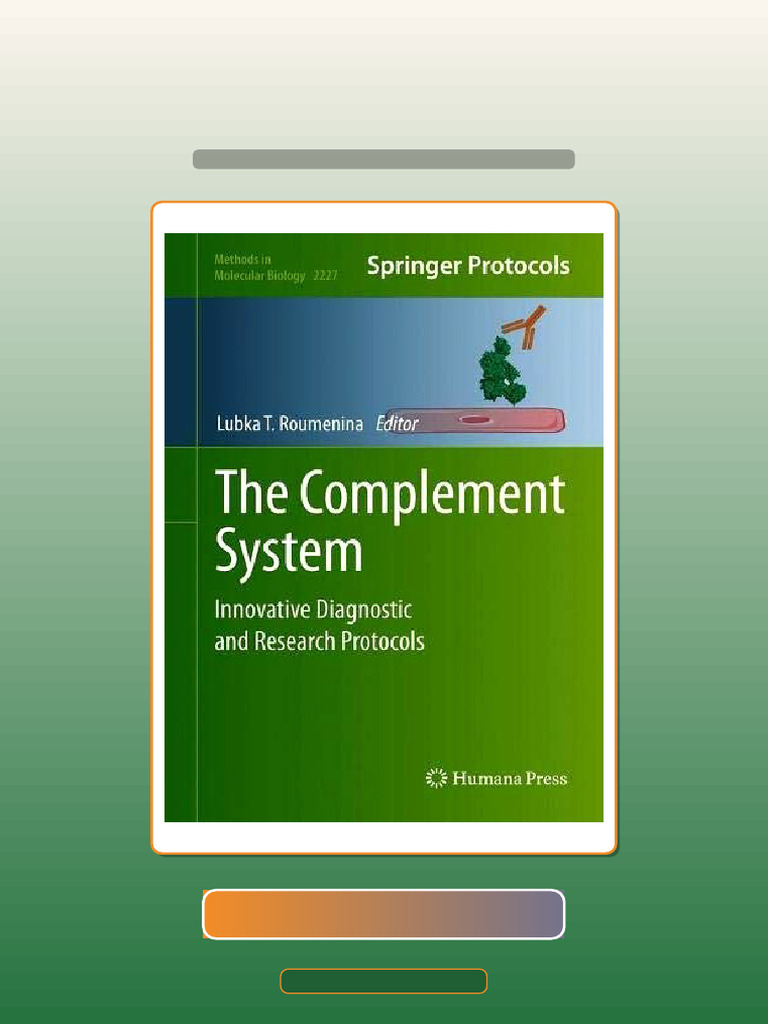 Test Bank for the Complement System Innovative Diagnostic and Research ...