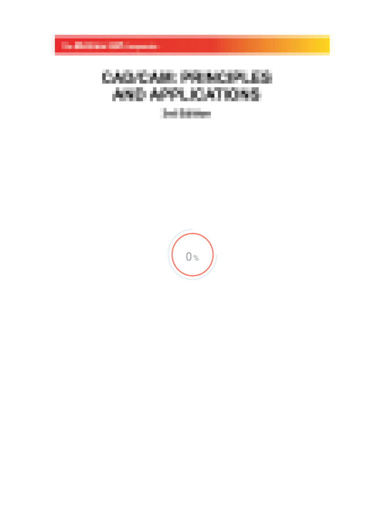 CAD - CAM Principles and Applications Textbook | PDF