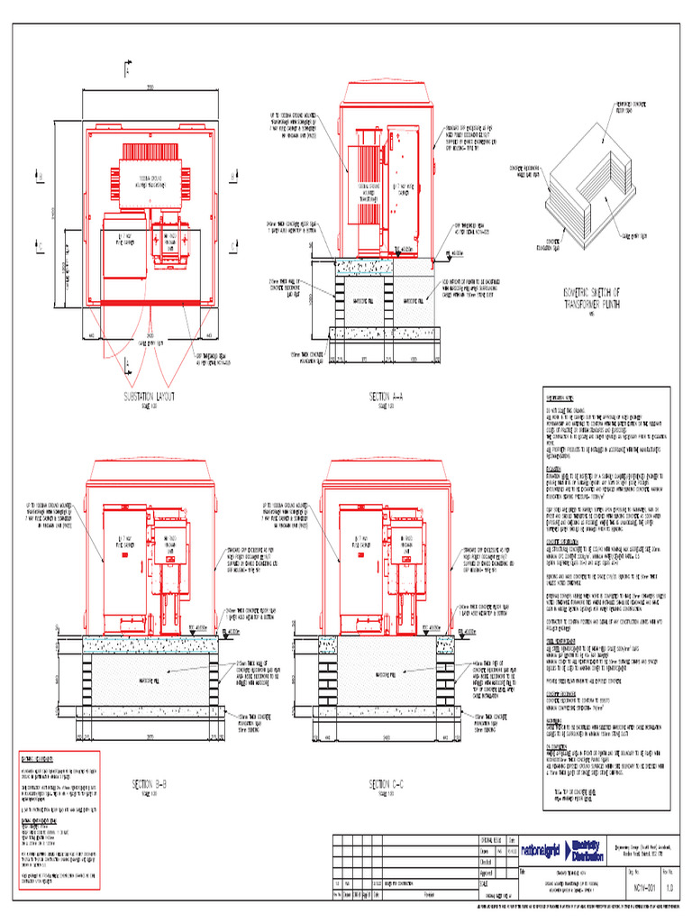 NGED Substation Plinth NC1V 001-003 | PDF