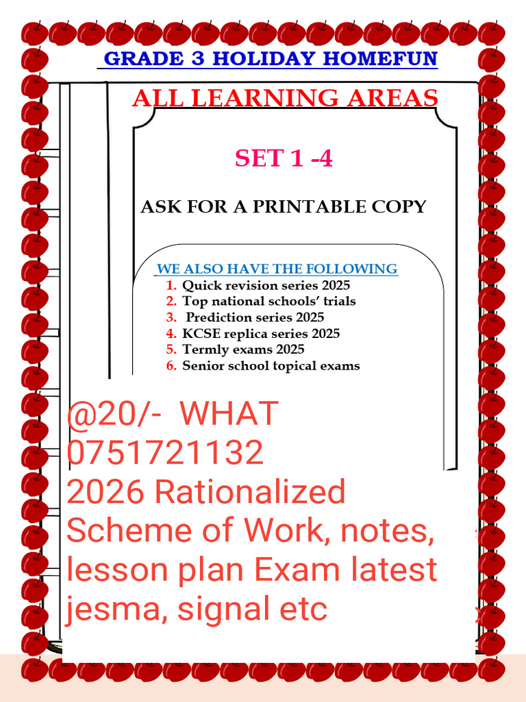 Grade 3 Holiday Homefun Resources | PDF