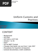 UCP 600: Key Changes and Implications | PDF | Letter Of Credit | Common Law