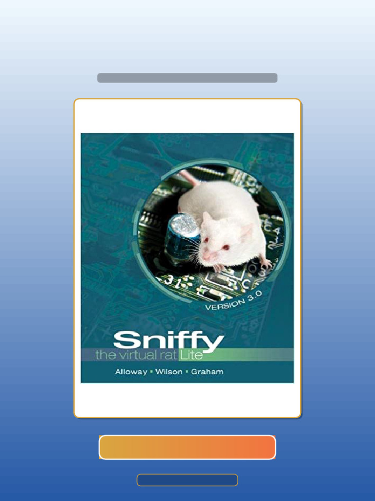 Test Bank for Sniffy the Virtual Rat Lite Version 30 3rd Edition | PDF ...